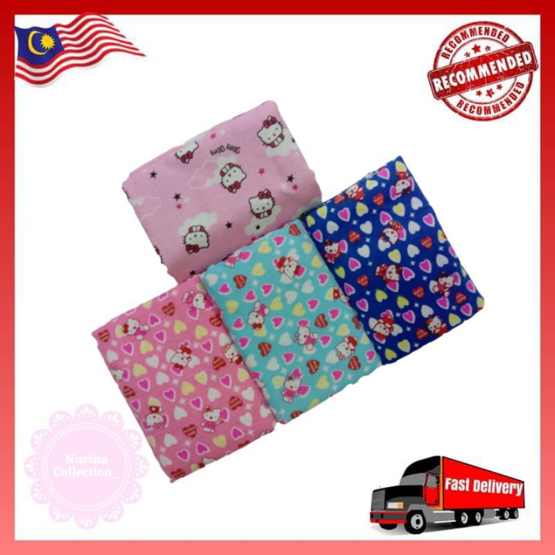 BEDUNG | SELIMUT | BLANKET BABY SAIZ BESAR COTTON FLANNEL (siap jahit ...