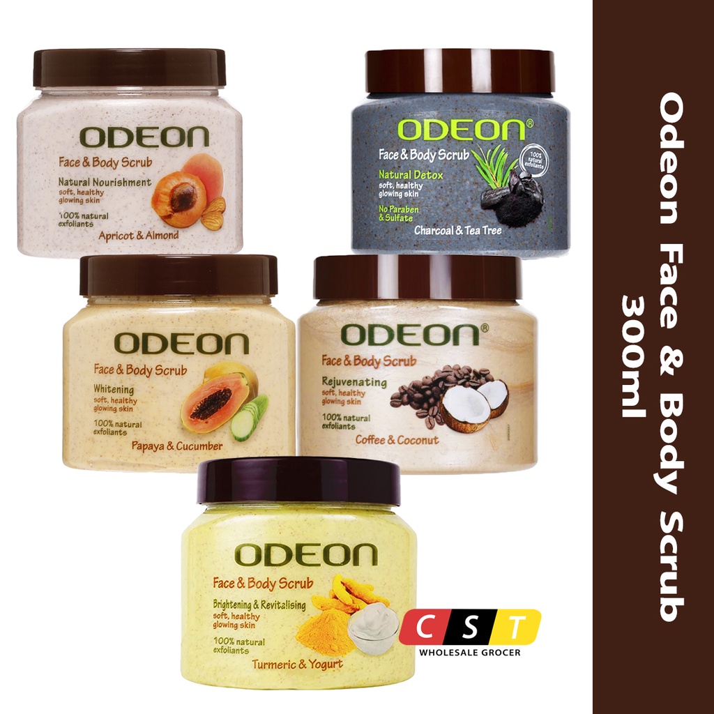 Odeon Face & Body Scrub 300ml | Shopee Malaysia