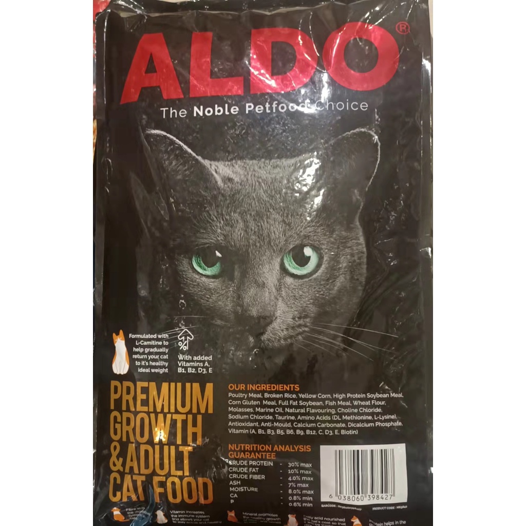 ALDO PREMIUM GROWTH AND ADULT CAT FOOD 1KG (REPACK) | Shopee Malaysia