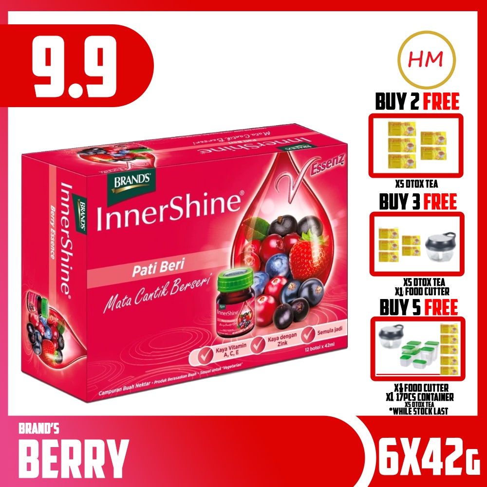 BRAND'S Innershine Berry Essence (6 x 42ml) | Shopee Malaysia
