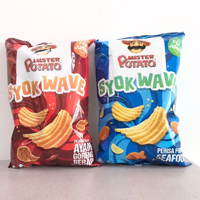 Mister potato syok Wave pek jumbo seafood/ayam goreng berapi 140g ...