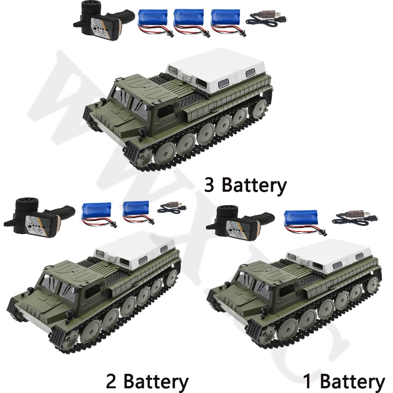 WPL E-1 1/16 RC Tank Toy 2.4G Super RC Tank 4WD Tracked RC Vehicle ...