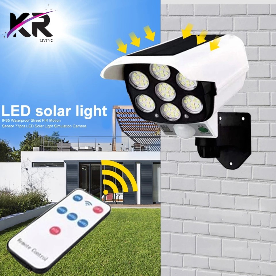 KR - 77 SMD LED / Solar Light Outdoor Lighting/Courtyard Lamp/Spotlight ...