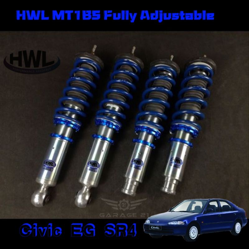 Honda Civic EG SR4 EF - HWL MT1BS Series Fully Adjustable absorber ...