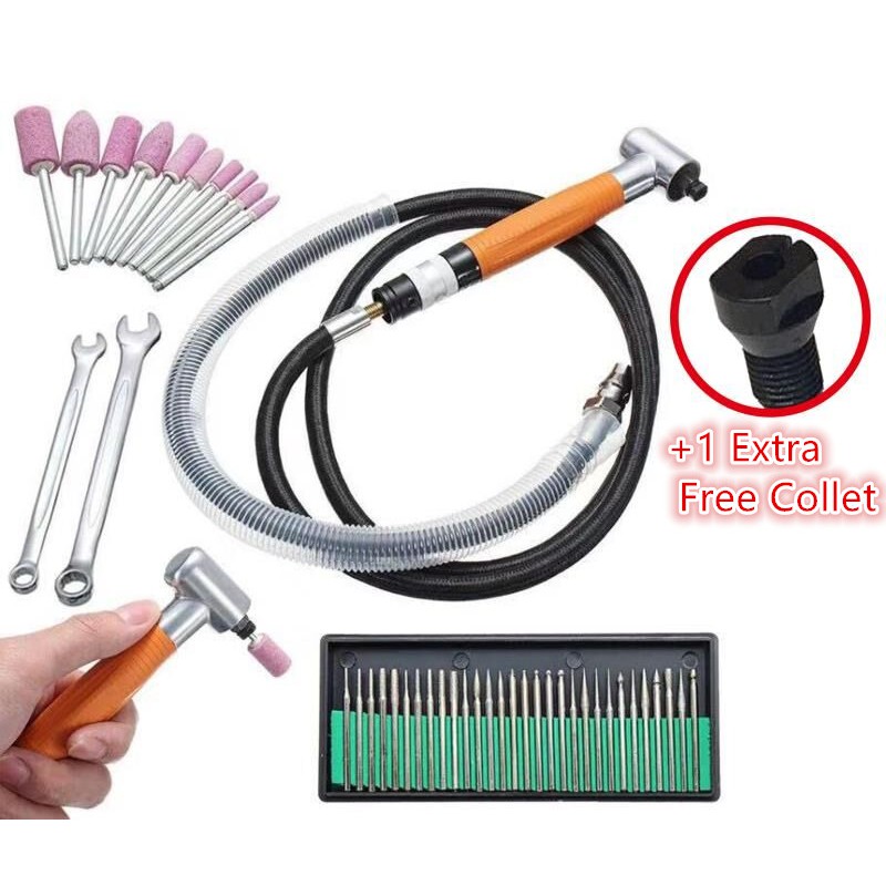 3mm 90 Degree Air Grinder Pneumatic Micro Grinder Pen menggiling ...
