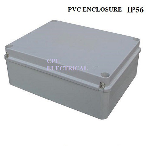 10" x 8" 250mm x 200mm PVC WEATHERPROOF ENCLOSURE / JUNCTION BOX IP56 ...