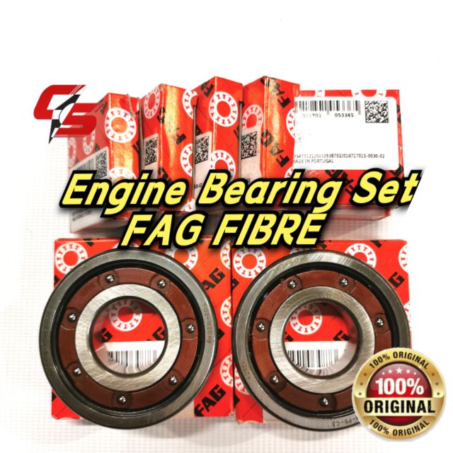 FAG FIBRE FIBER Racing Engine Bearing SET ORIGINAL Y125Z RXZ Y15ZR ...