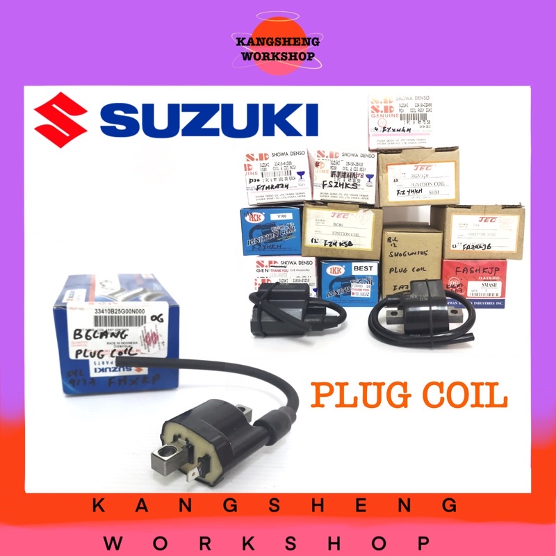 SUZUKI PLUG COIL (ORIGINAL/NORMAL) - (BELANG/RG/RU110/BEST/SHOGUN125 ...