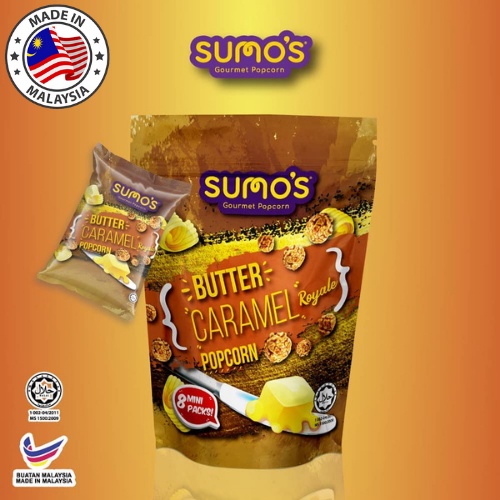 Sumos Gourmet Butter Caramel Popcorn-Popcorn karamel mentega-READY ...