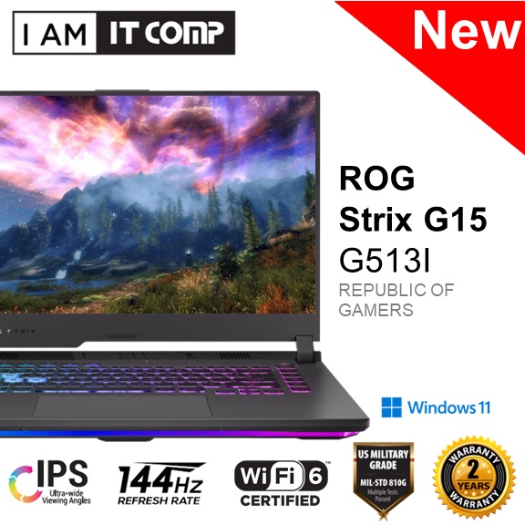 Asus ROG Strix G15 G513I-CHN042W / G513I-EHN051W 144Hz Gaming Laptop ...