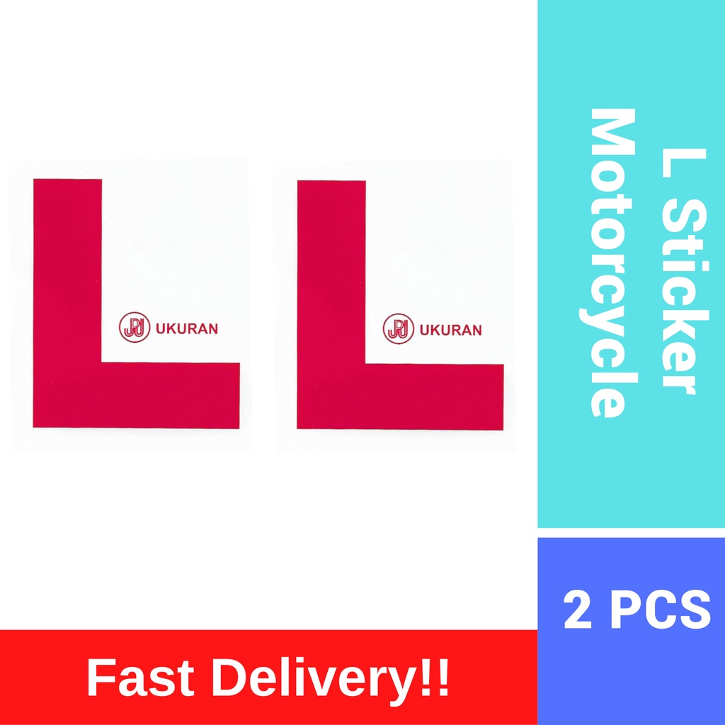 [STICKER KINGDOM] L STICKER CAR/ L STICKER KERETA/ STICKER L JPJ BUATAN ...