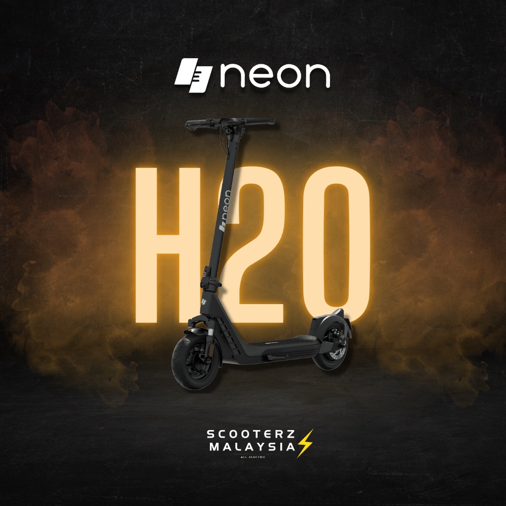 NEON H20 Electric Scooter (35kmh, 500W, 45Km Range, Triple Brakes ...