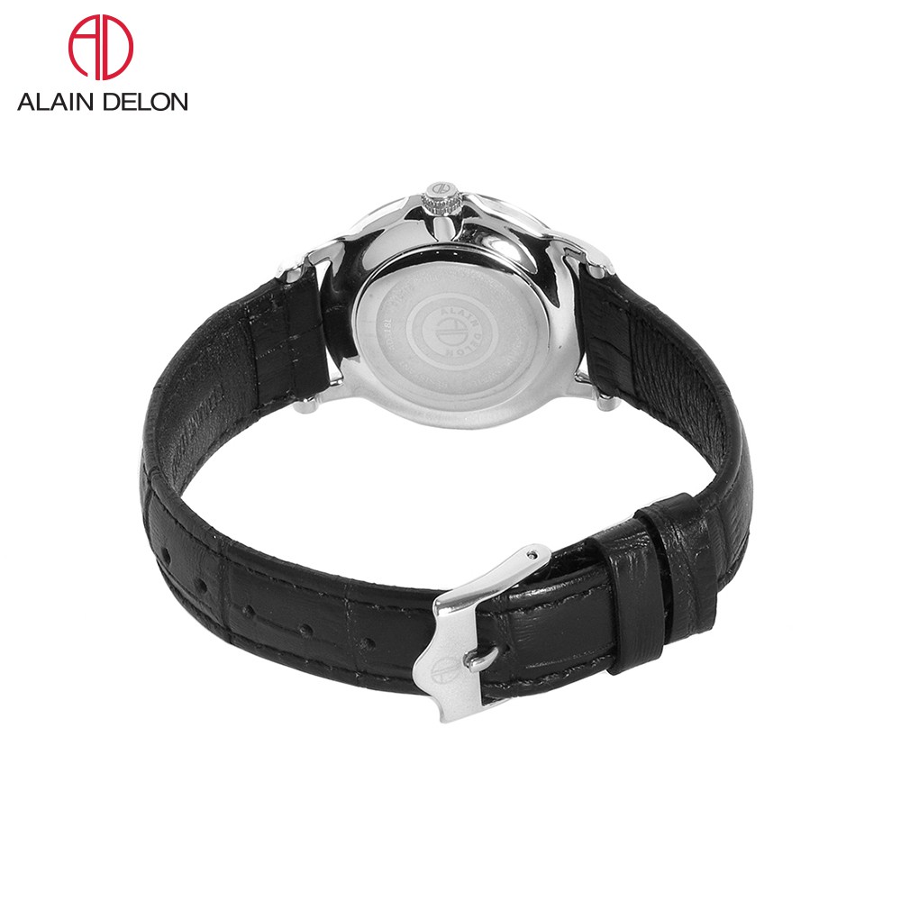 Alain Delon Classic Leather Strap Women Watch AD318-2313L Shopee ...