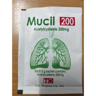 Mucil 200 (acetylcysteine 200mg) | Shopee Malaysia