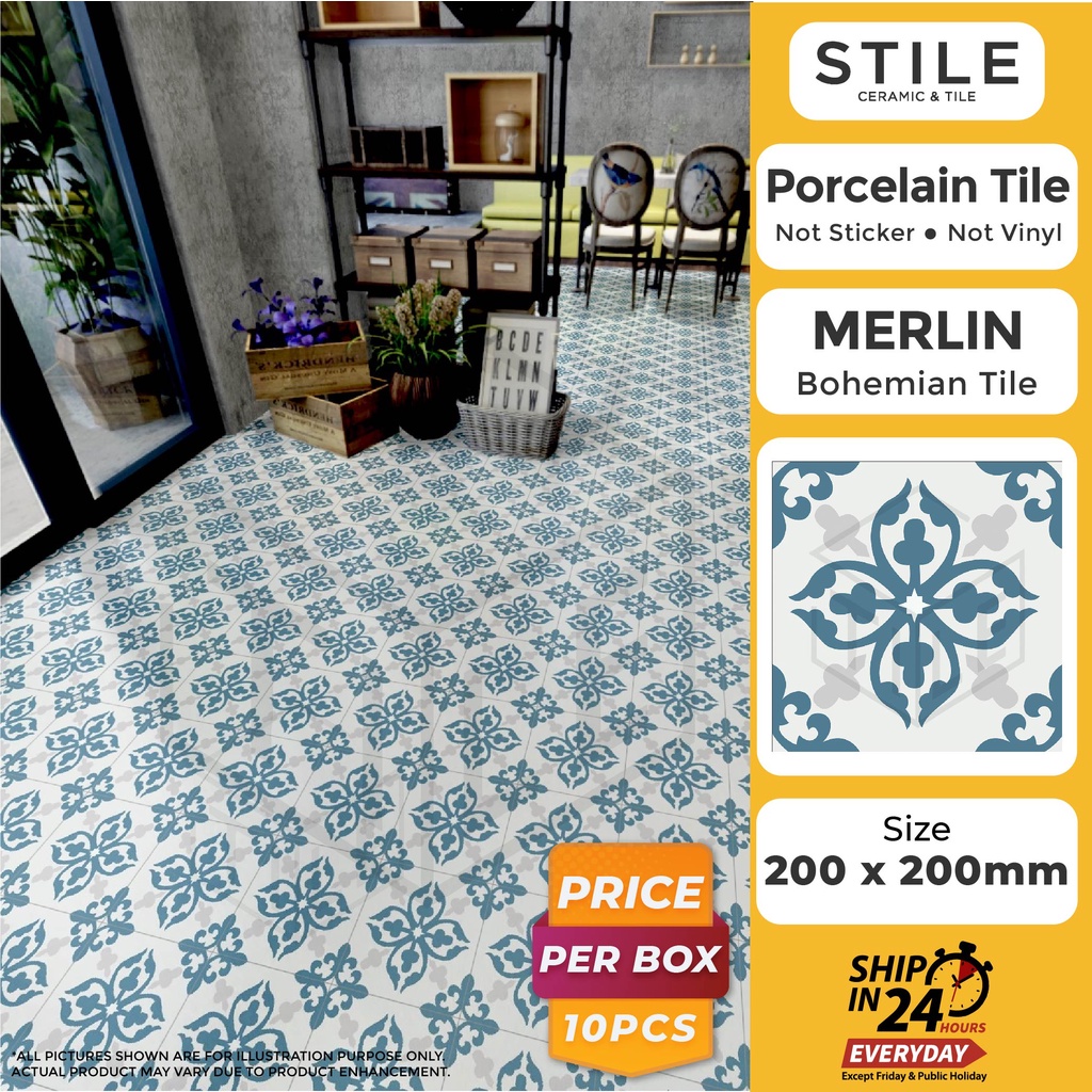 [REAL TILE] MERLIN BOHEMIAN MOSAIC TILES/MOZEK/CERAMIC TILES/MOZEK ...