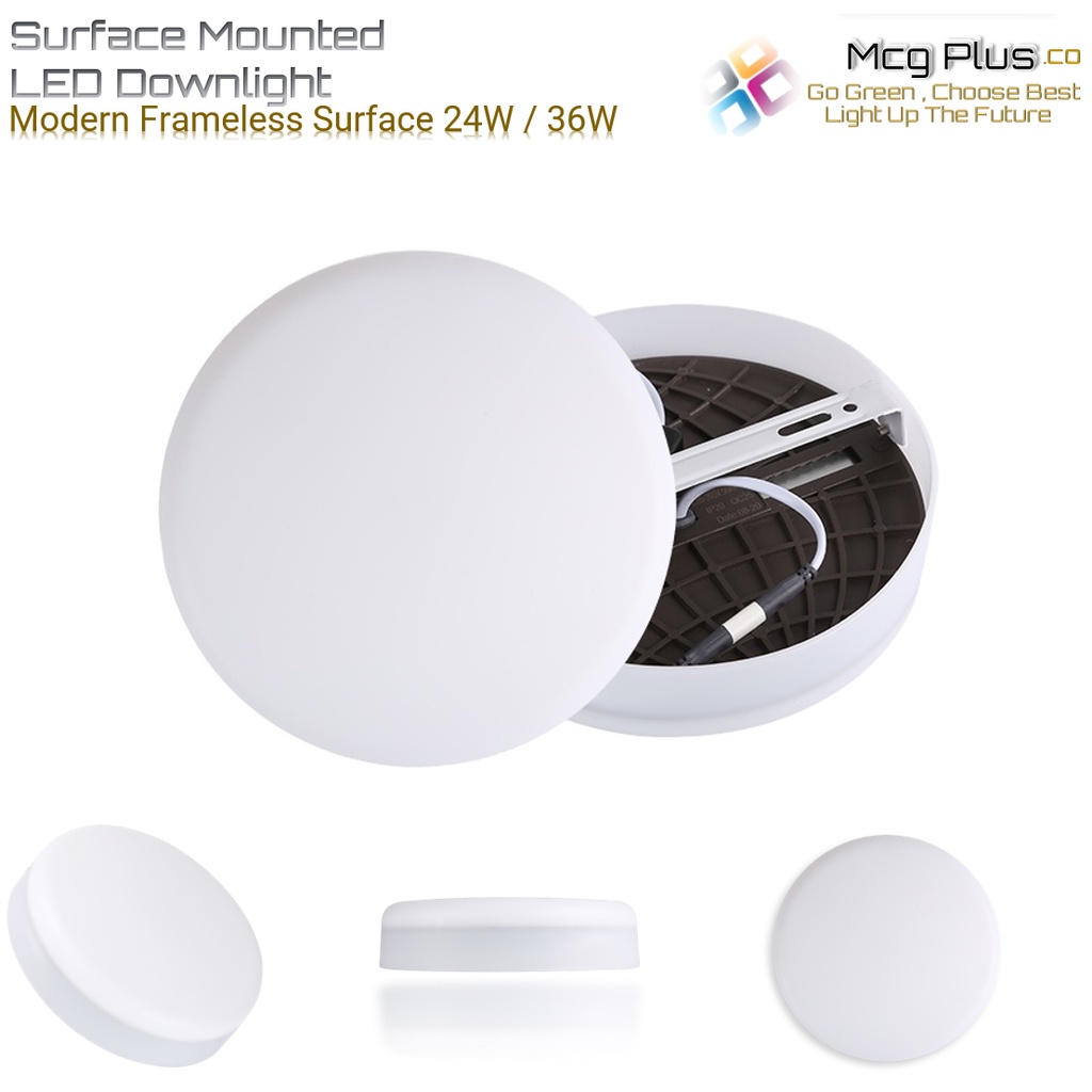 LED Surface Downlight Frameless Ceiling Panel Light 24W , 36W Surface ...