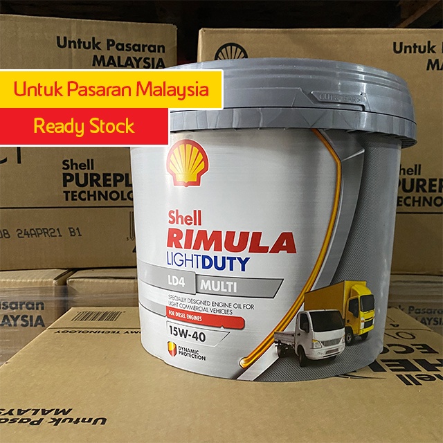 Rimula Light Duty 4 15W-40 CI-4 (7.5L) | Shopee Malaysia