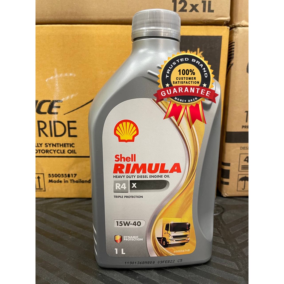 Shell Rimula R4 X 15W-40 1L (DIESEL ENGINE OIL) | Shopee Malaysia
