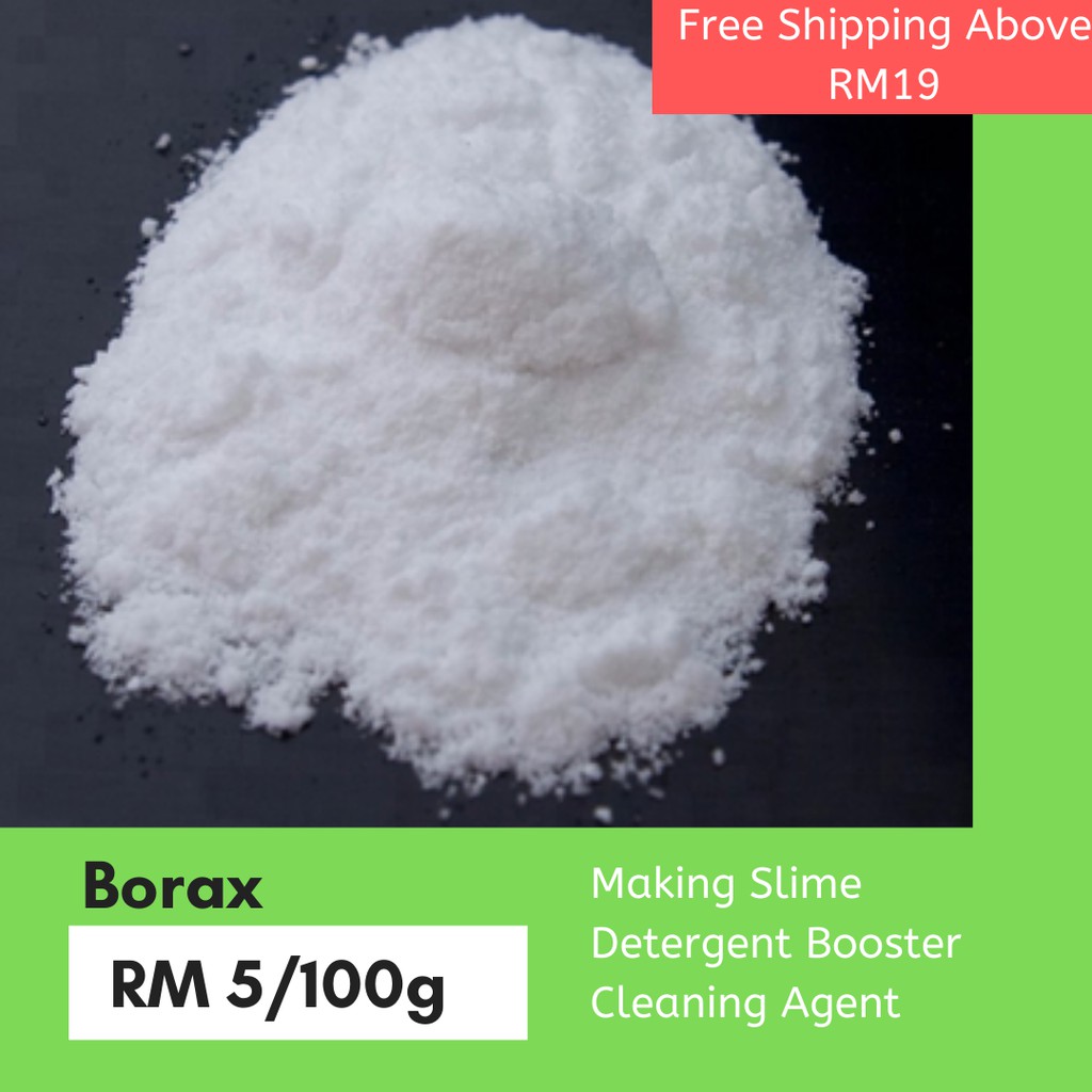 Borax Powder For Slime Making & Detergent Booster | Shopee Malaysia