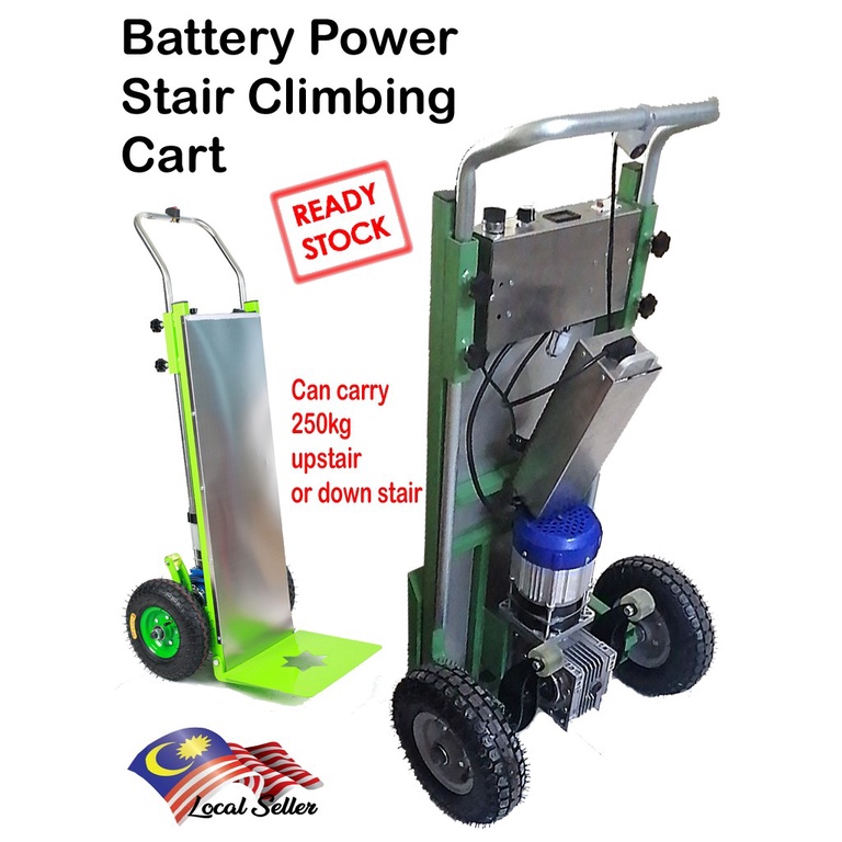 Battery Power Stair Climbing Cart | Shopee Malaysia