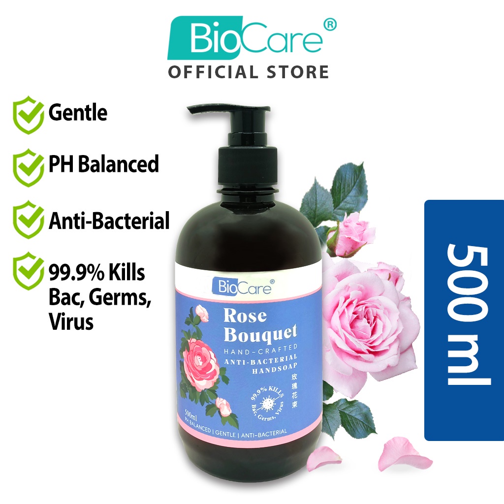 Biocare Hand Soap 500ml (Rose Bouquet) / Hand Wash | Shopee Malaysia