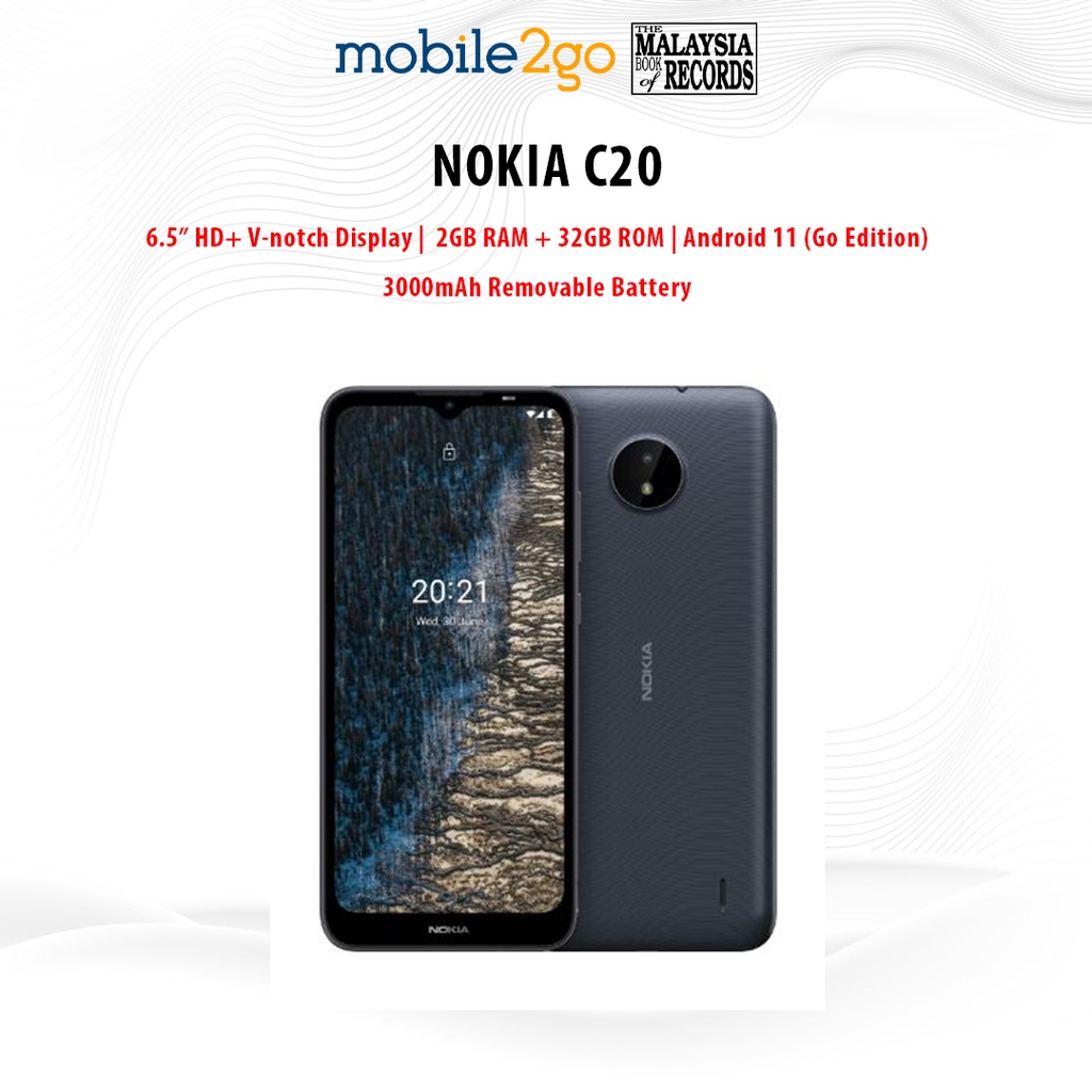 Nokia C20 Price in Malaysia & Specs - RM349 | TechNave