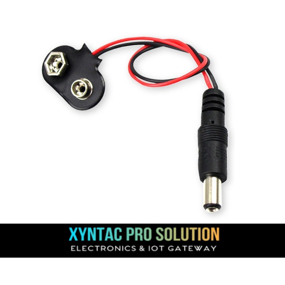9V Battery Snap Connector With DC Plug Power Supply | Shopee Malaysia