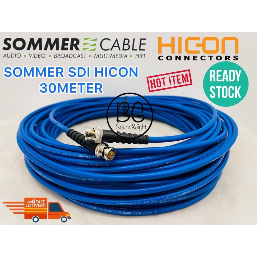 sommer sdi cable with hicon connector | Shopee Malaysia