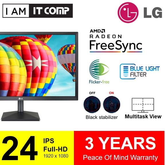 LG 24 Inch 24MK430HB / 24MK430H-B Full HD IPS LED Monitor ( 24MK430H ...