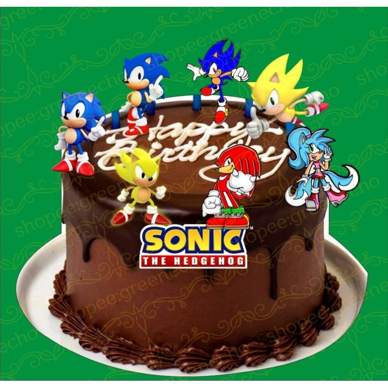 super sonic sonicthehedgehog cake topper sonicthehedgehog sonicsage ...