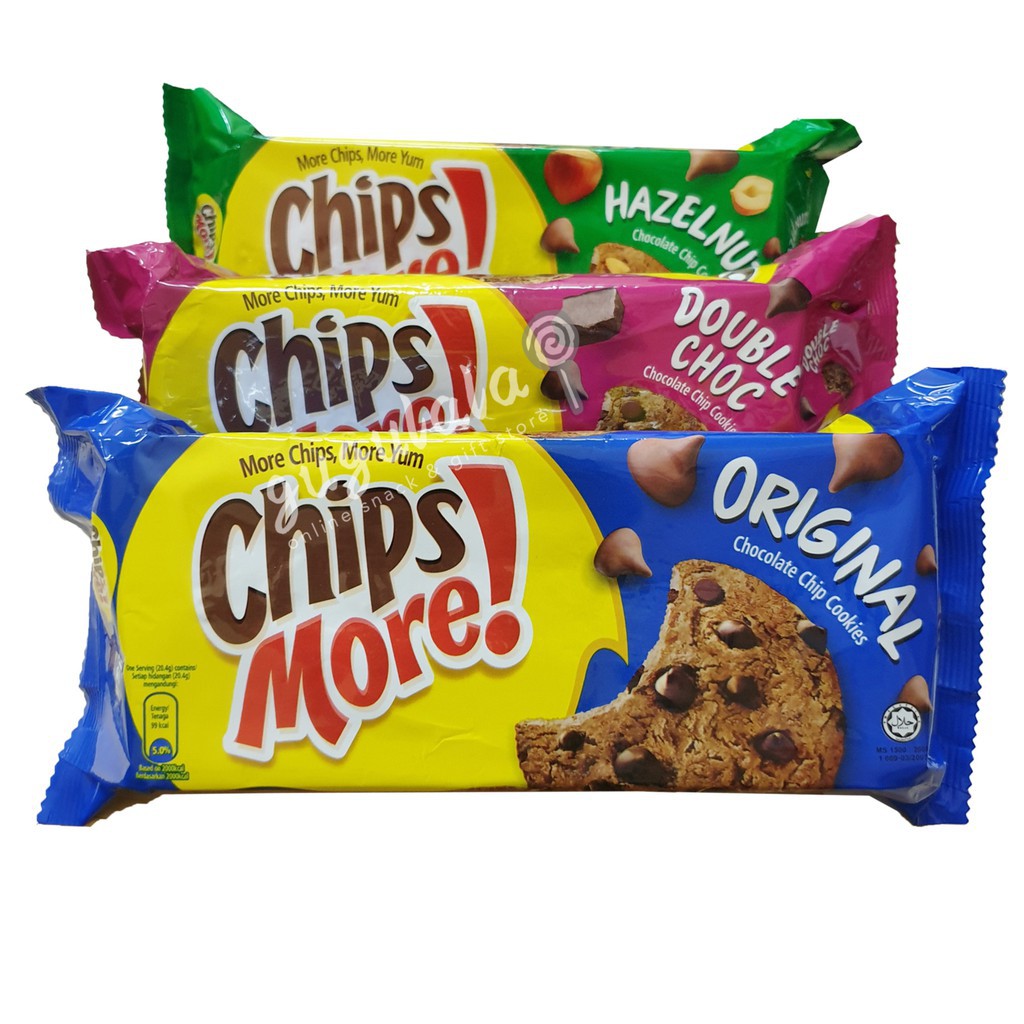 Chipsmore Cookies 163g Original Double Choc&Halzenut | Shopee Malaysia