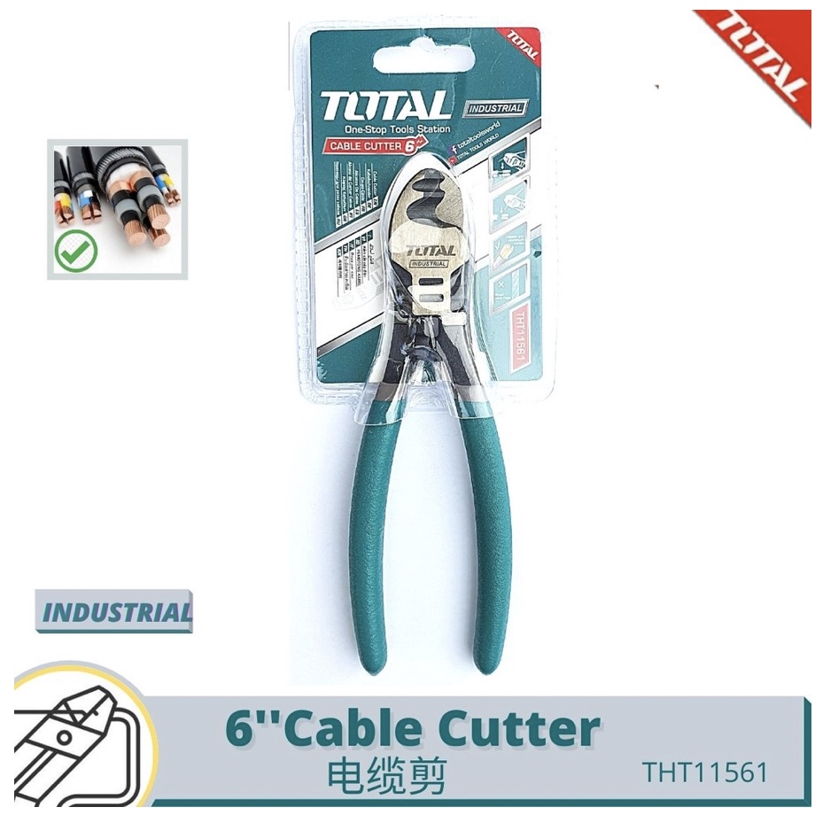 SEMENYIH TOTAL THT11561 Cable Cutter 6inch Cutting Cable Hand Tool ...