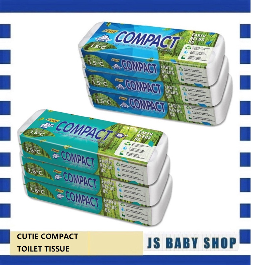 Cutie Compact Bathroom Tissue Cutie Compact Toilet Rolls 10rolls 2 ply | Shopee Malaysia