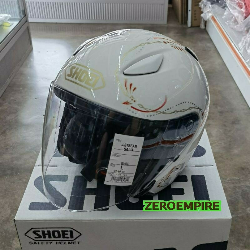 SHOEI J STREAM HELMET SALIA BLACK BROWN WHITE HELMET SHOEI J-STREAM AMO ...