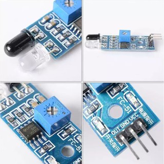 Adjustable IR Infrared Range Finder Obstacles Avoid Distance Digital ...