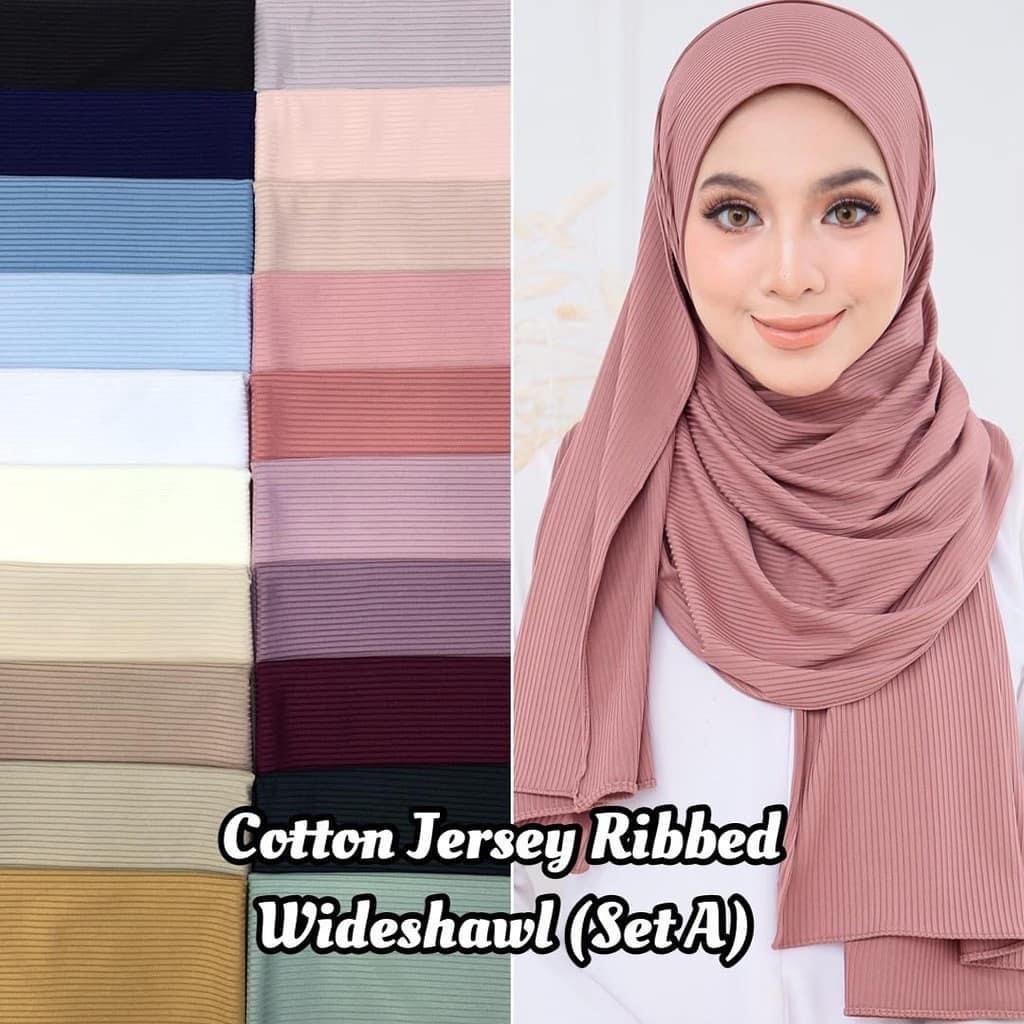 SHAWL JERSEY EXCLUSIVE ( RAINBOW) | Shopee Malaysia