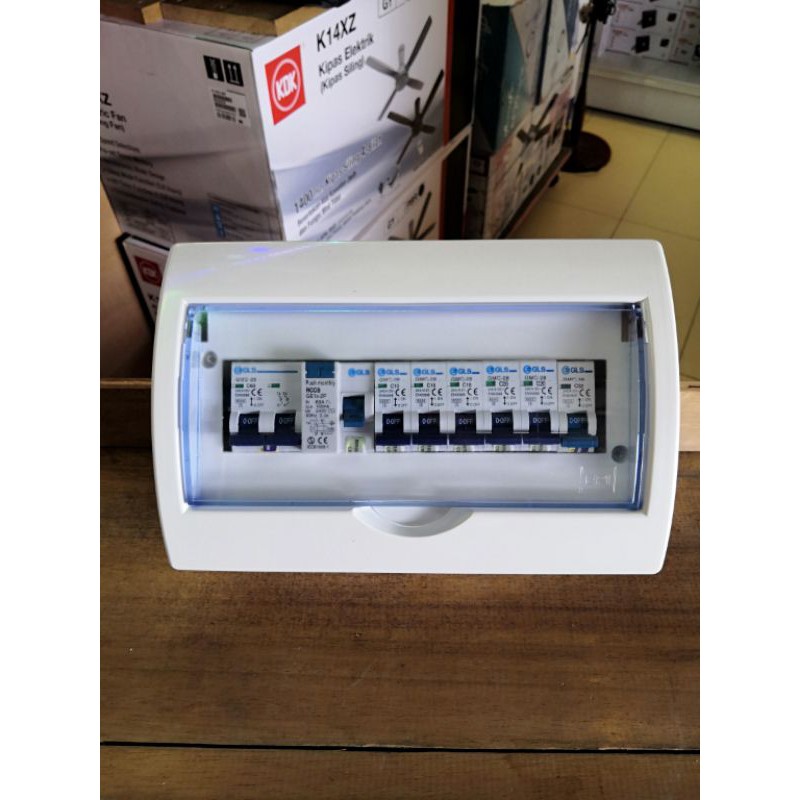 DB set 10way c/w 63a 2p elcb c/w 63a 2p mcb c/w 1p mcb *6 c/w mcb bar ...