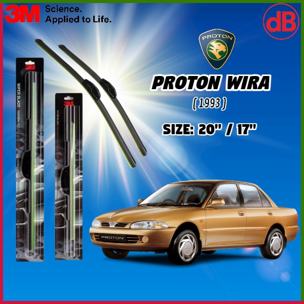 3M Wiper Blades - Proton Wira 1993 (20"/17") | Shopee Malaysia