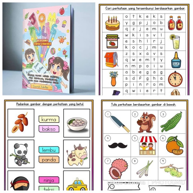 JOM TULIS / KIDS PRE WRITING EXERCISE BOOK | Shopee Malaysia