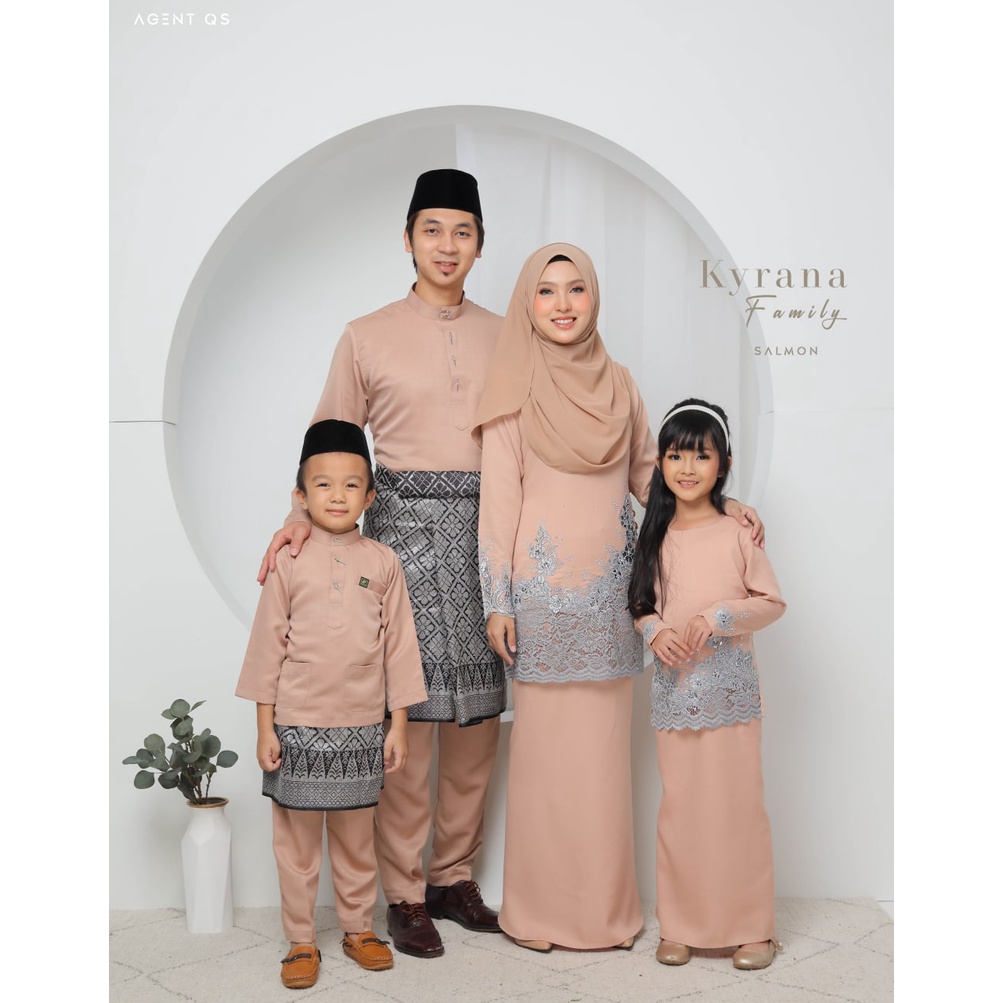 Baju Kurung Moden Baju Kurung KYRANA Baju Set Raya Baju Set Family 2023 ...