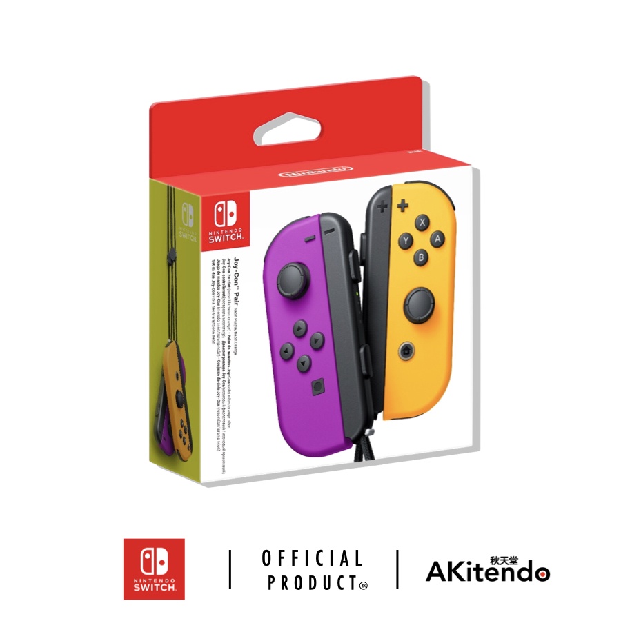 Nintendo Switch Joy Con Joy-Con Joycon Controller Purple + Orange ...
