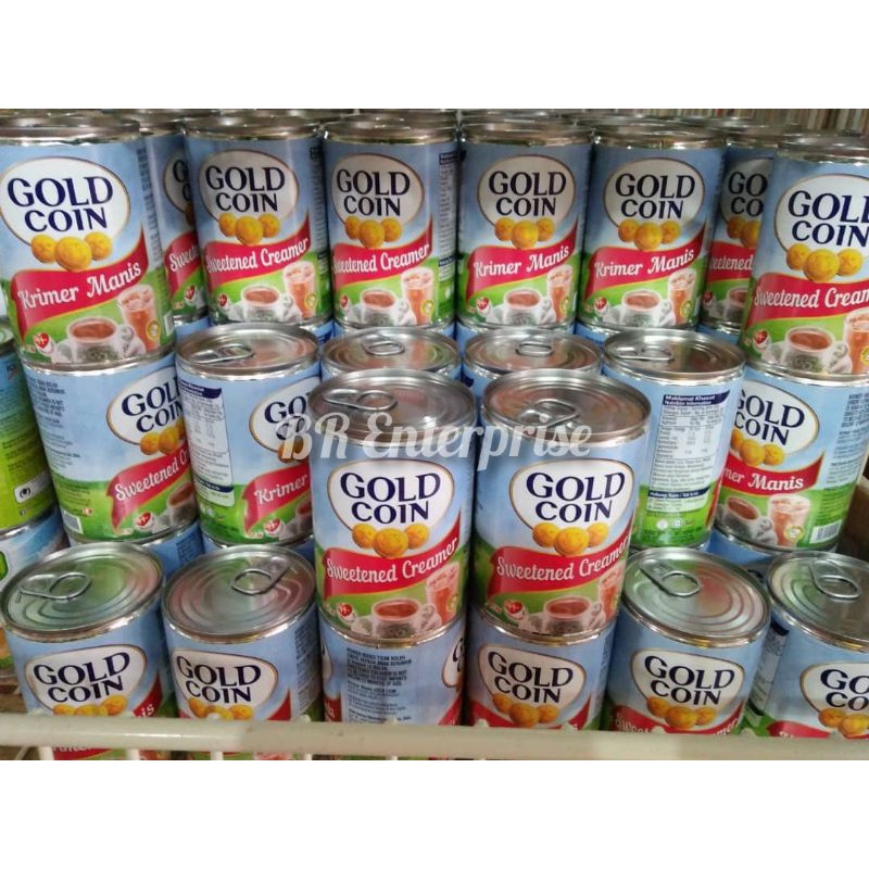 Susu Krimer Pekat Manis Gold Coin Sweetened Creamer 500g | Shopee Malaysia
