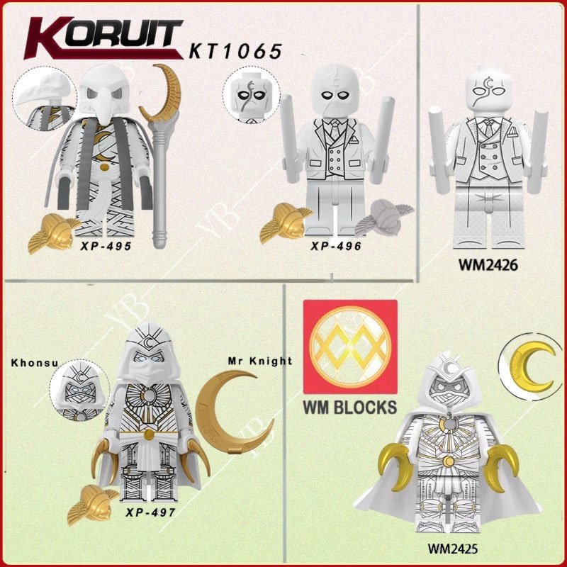 Children's Assembled Toys Moonlight Knight Moon God Kongsu Marvel ...