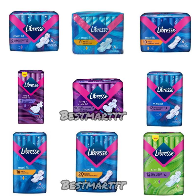 Libresse maxi/slim/maxi night secure 24cm/32cm/41cm | Shopee Malaysia