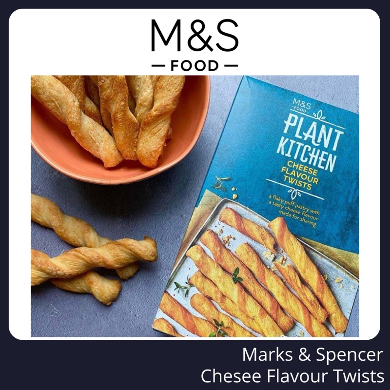 M&S NEW Plant Kitchen Cheese Flavour Twists | Shopee Malaysia