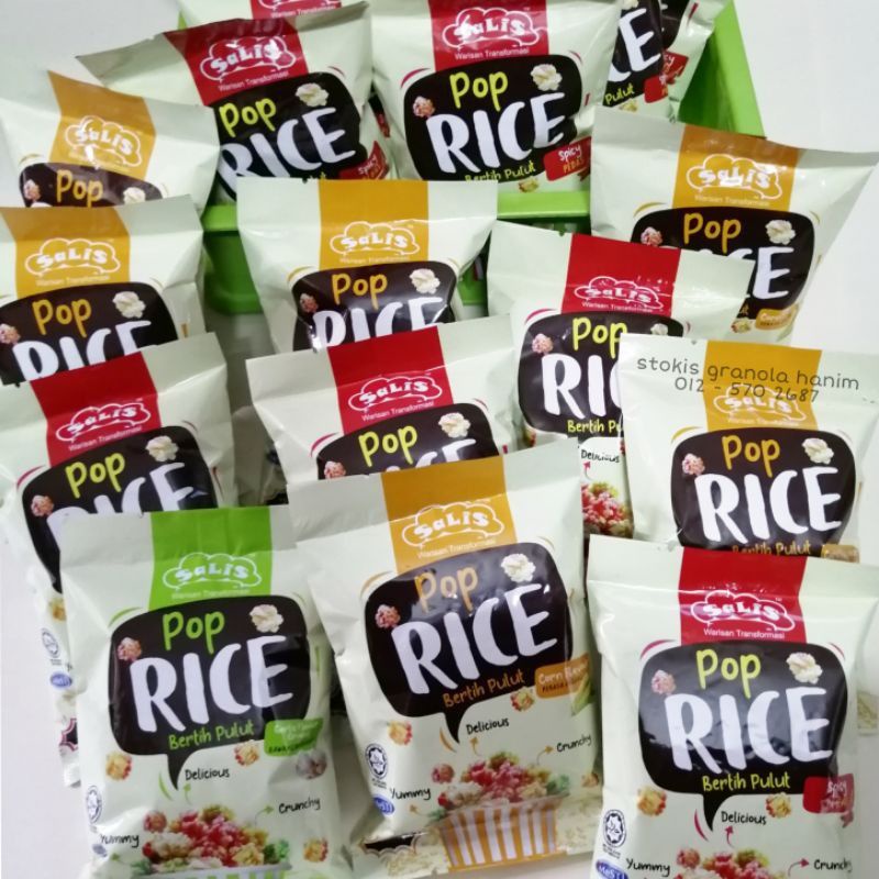 SALIS Pop Rice - Keropok Jajan Bertih Beras Pulut/ Inang-inang ...