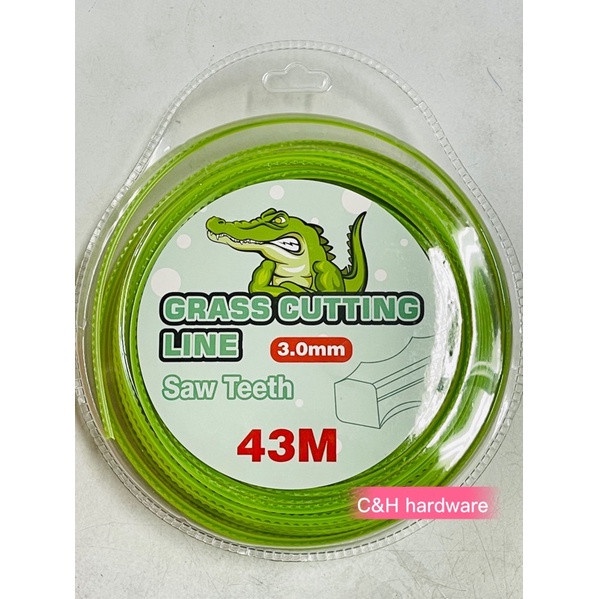 Tali mesin rumput gigi / trimmer line jagged teeth | Shopee Malaysia