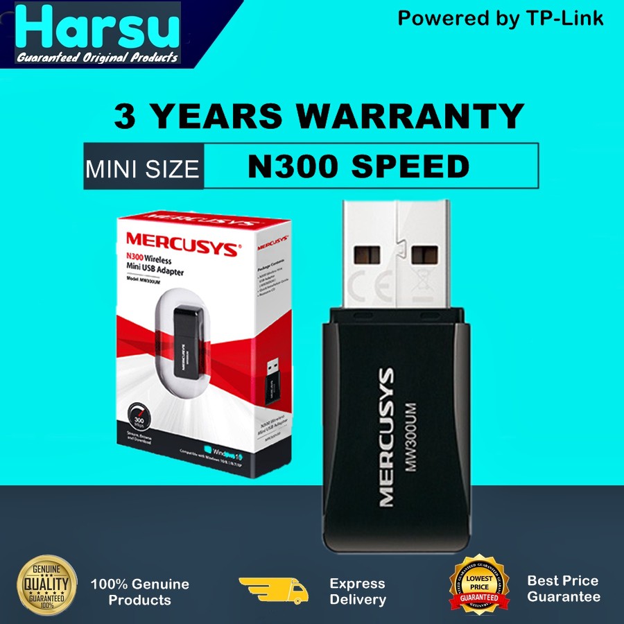 Mercusys N300 Mini USB Wireless WiFi Adapter w Hotspot Function ... Mercusys N300 Mini USB Wireless WiFi Adapter w Hotspot Function ...