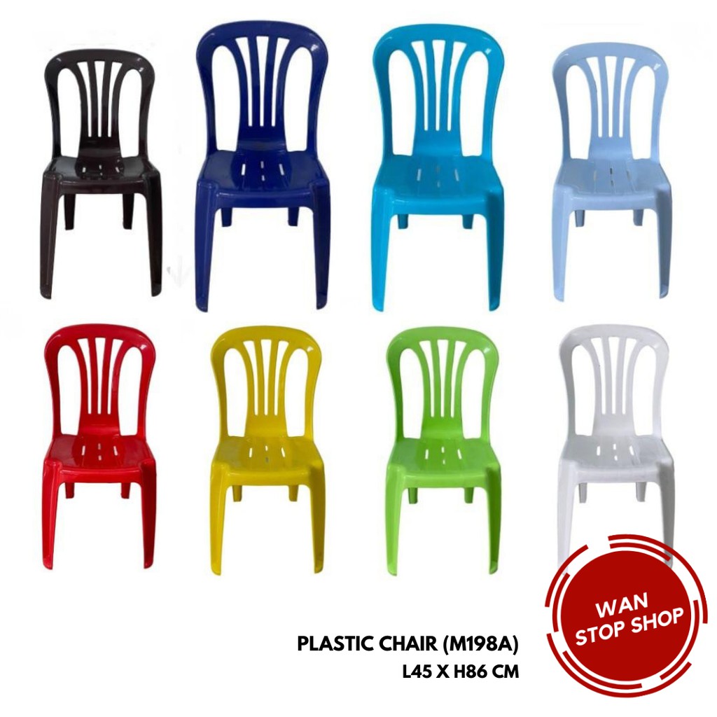Plastic Chair 3 Years Warranty Kerusi Plastik Dining Chair Cafe Chair ...