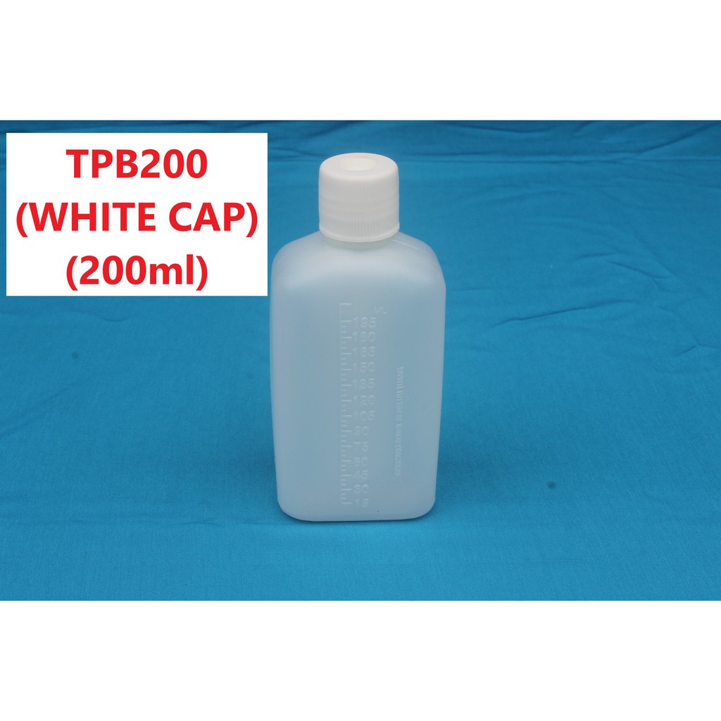 TRANSLUCENT PLASTIC BOTTLE (200ml) (1SET = 100 UNIT INSIDE) (TPB200 ...